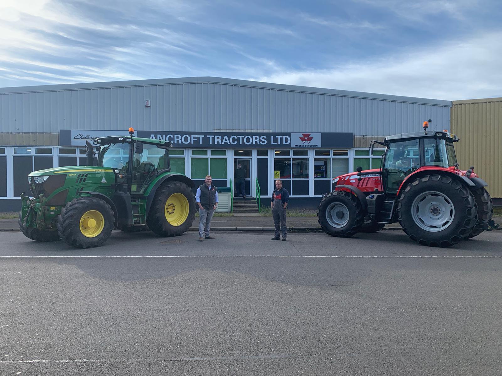 Massey Ferguson 6715 S heads off to its new home - Ancroft Tractors Ltd